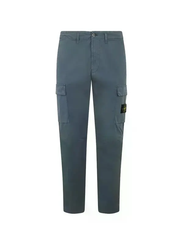 Stone Island 3100032 Stretch Organic Cotton Twill Cargo Trousers