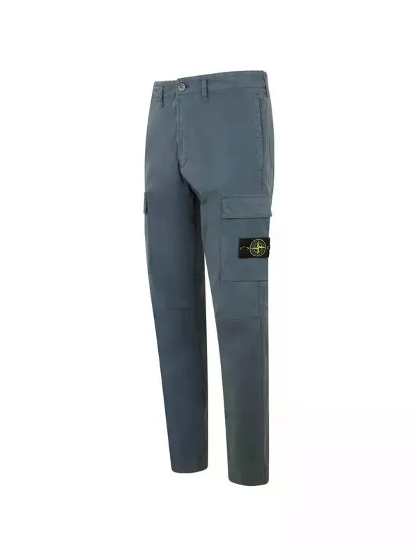 Stone Island 3100032 Stretch Organic Cotton Twill Cargo Trousers