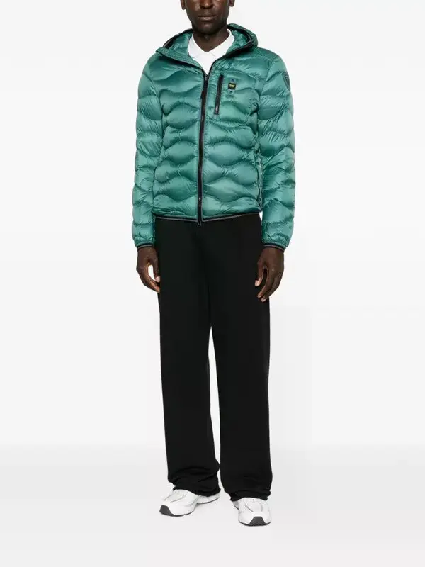 BLAUER. Quilted Hooded Jacket