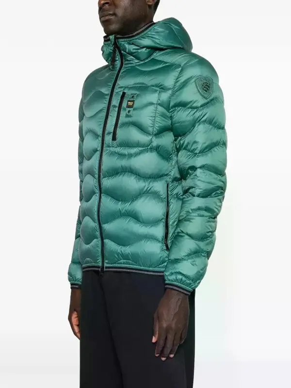 BLAUER. Quilted Hooded Jacket
