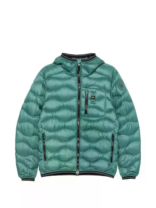 BLAUER. Quilted Hooded Jacket
