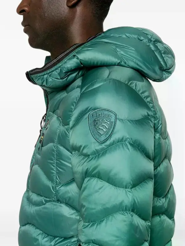 BLAUER. Quilted Hooded Jacket