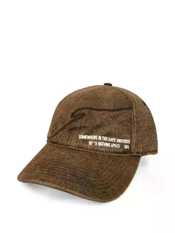AAPE BY *A BATHING APE Embroidered Logo-patch Cap