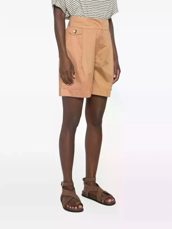 TWENTY EASY KAOS High-waisted Pleated Shorts