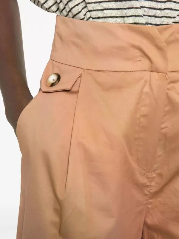 TWENTY EASY KAOS High-waisted Pleated Shorts