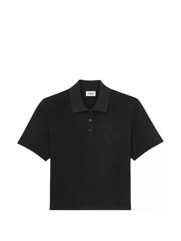Saint Laurent Logo-embroidered Polo Shirt