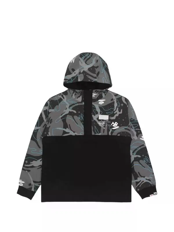 AAPE BY *A BATHING APE Camo-print Logo-detail Hoodie