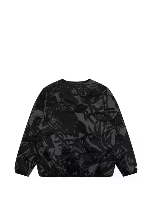 AAPE BY *A BATHING APE Moonface Reversible Camo-print Down Jacket