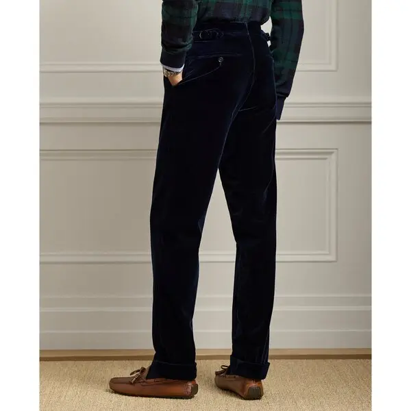 Ralph Lauren Gregory Hand-tailored Velvet Trousers