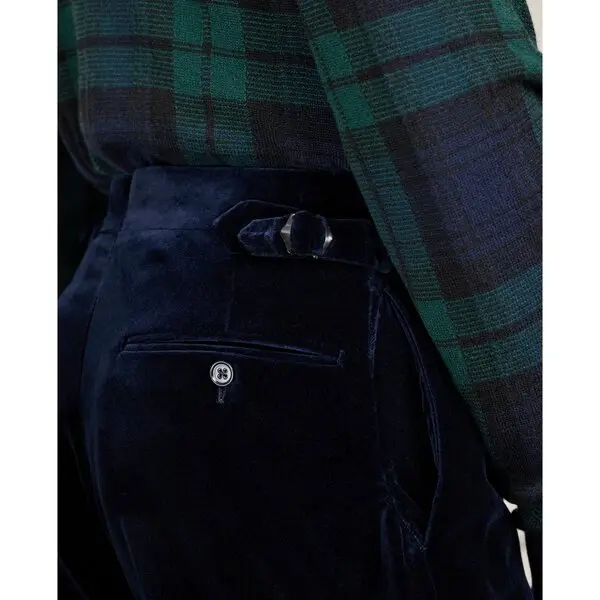 Ralph Lauren Gregory Hand-tailored Velvet Trousers