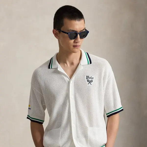 Ralph Lauren Us Open Short-sleeve Cardigan
