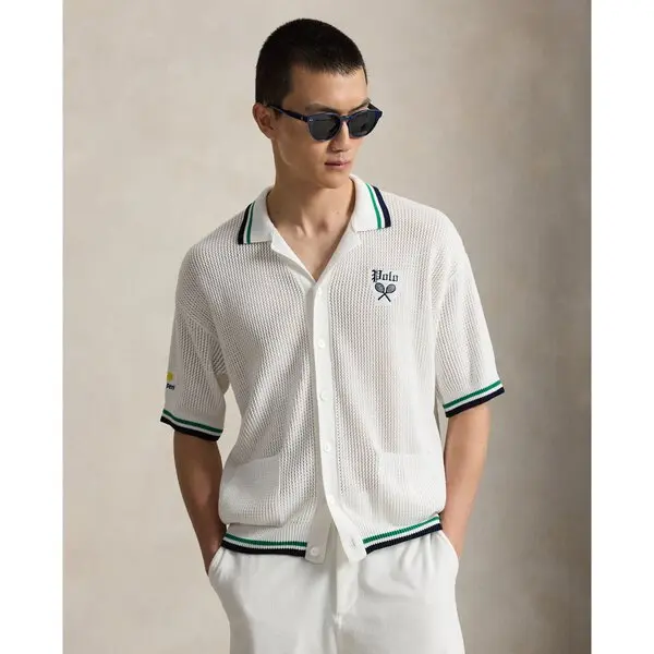 Ralph Lauren Us Open Short-sleeve Cardigan
