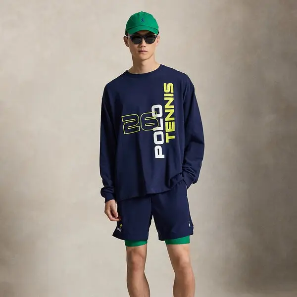 Ralph Lauren Us Open Graphic Jersey Long-sleeve Tee