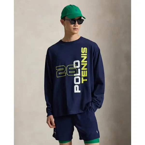 Ralph Lauren Us Open Graphic Jersey Long-sleeve Tee