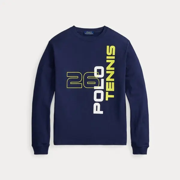 Ralph Lauren Us Open Graphic Jersey Long-sleeve Tee - Refined Navy
