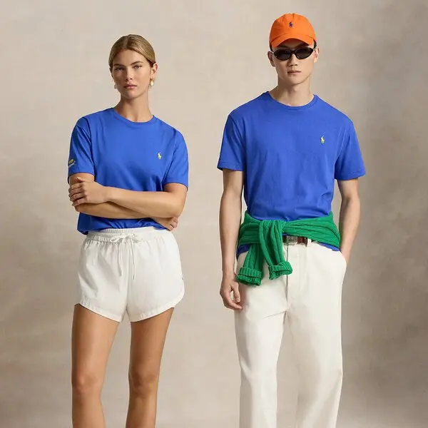 Ralph Lauren Us Open Classic Fit Jersey T-shirt - New Iris Blue