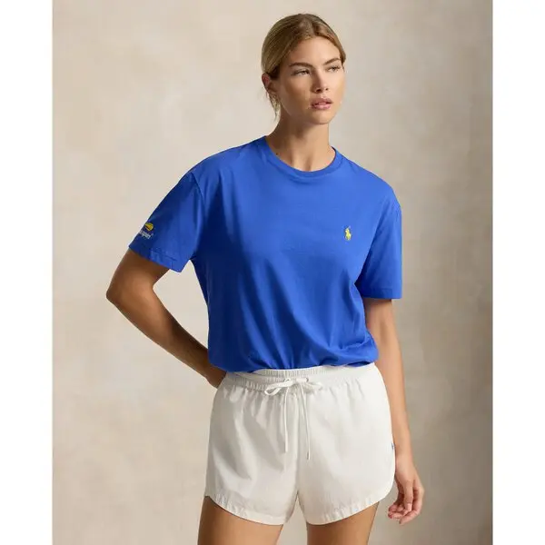 Ralph Lauren Us Open Classic Fit Jersey T-shirt - New Iris Blue