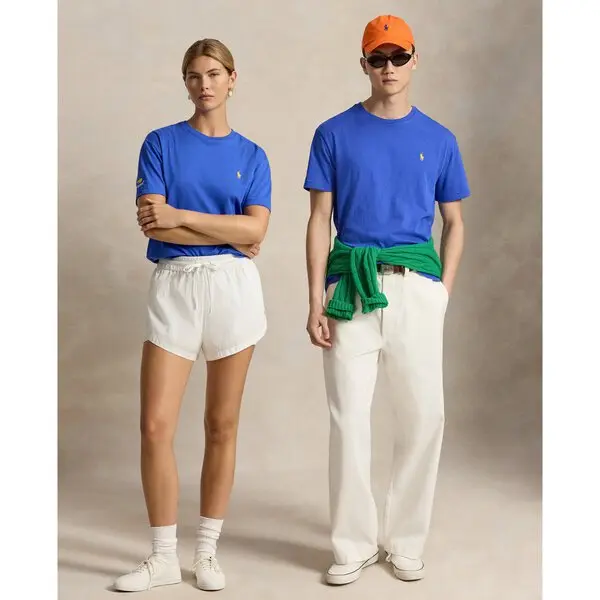 Ralph Lauren Us Open Classic Fit Jersey T-shirt - New Iris Blue