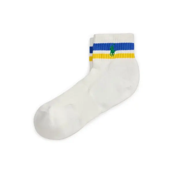 Ralph Lauren Us Open Quarter-crew Socks