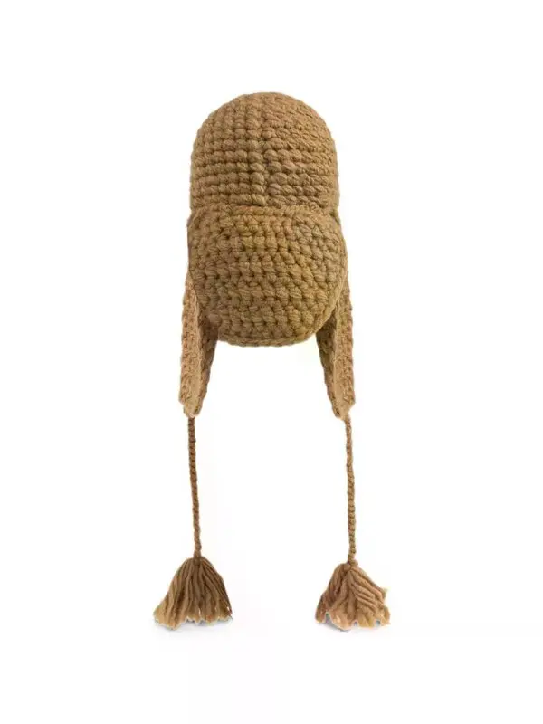 Etro Crochet Wool & Alpaca Blend Trapper Hat