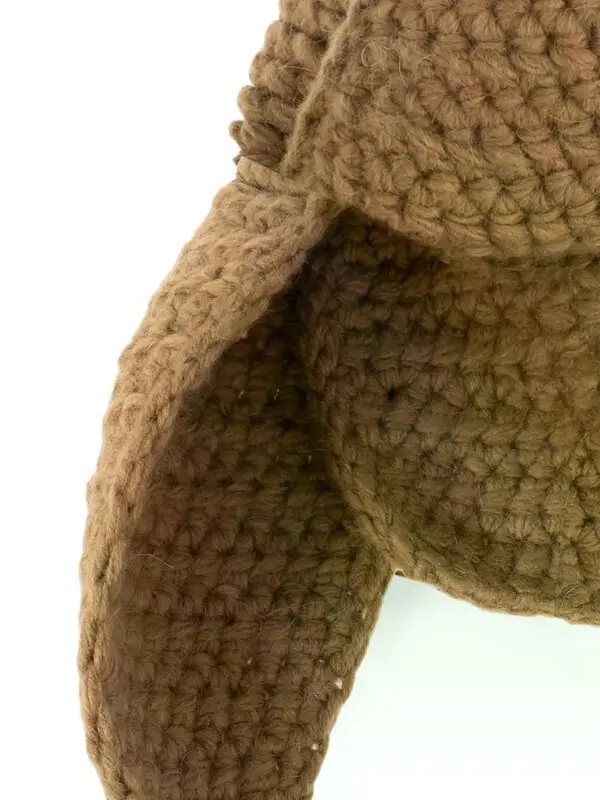 Etro Crochet Wool & Alpaca Blend Trapper Hat
