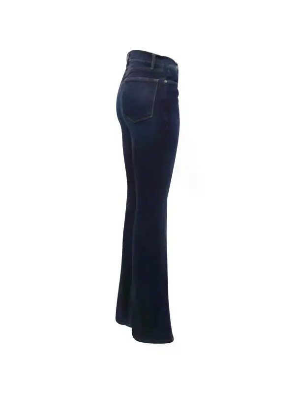 FRAME Navy Flared Cut Jeans
