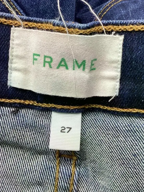 FRAME Navy Flared Cut Jeans - Blue