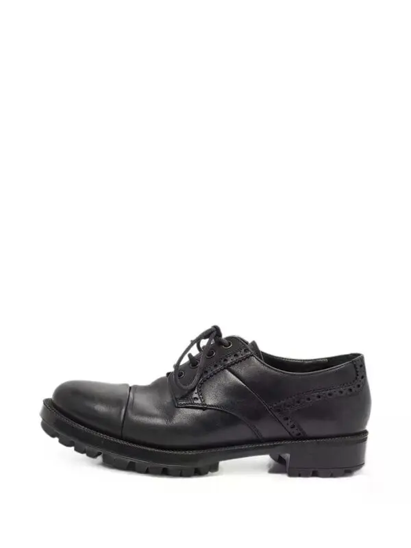 Prada Round-toe Derby Shoes