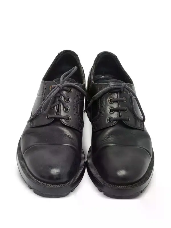 Prada Round Toe Derby Shoes