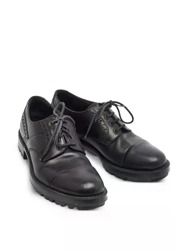 Prada Round Toe Derby Shoes