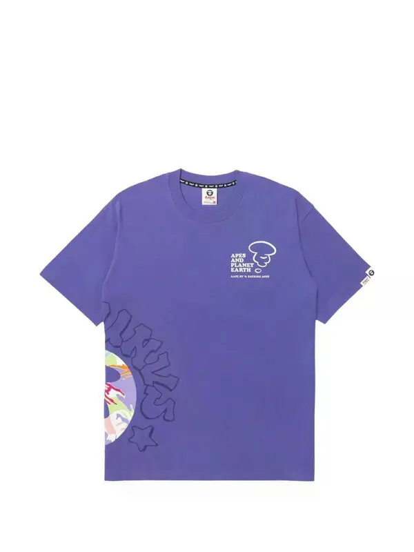 AAPE BY *A BATHING APE Moonface Graphic-print T-shirt