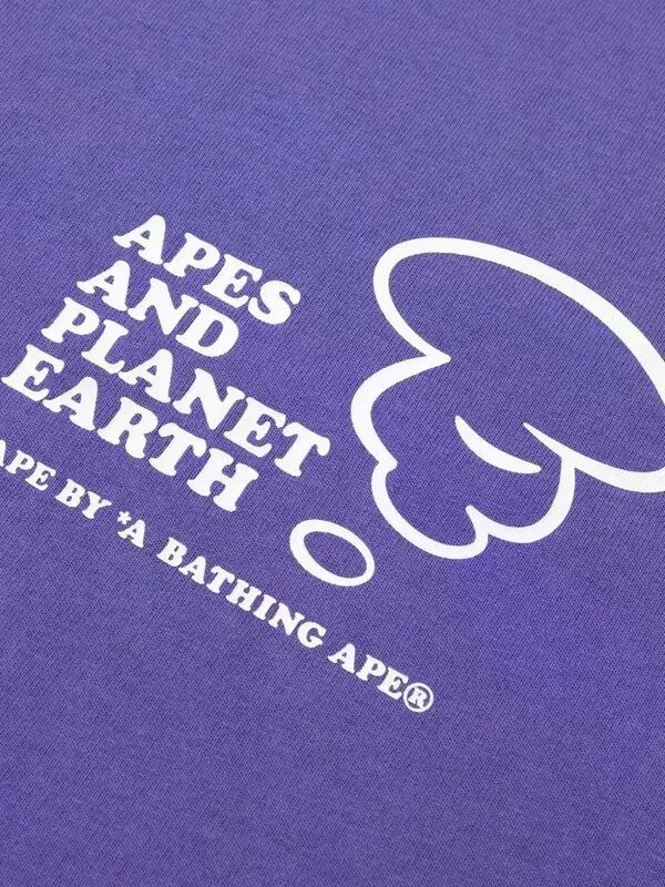 AAPE BY *A BATHING APE Moonface Graphic-print T-shirt
