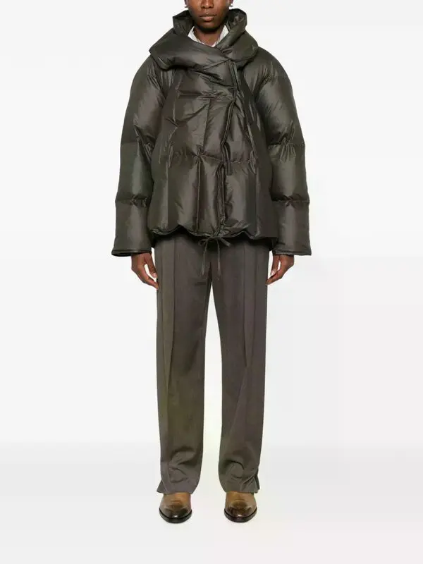 SYSTEM Quilted Hooded Puffer Jacket