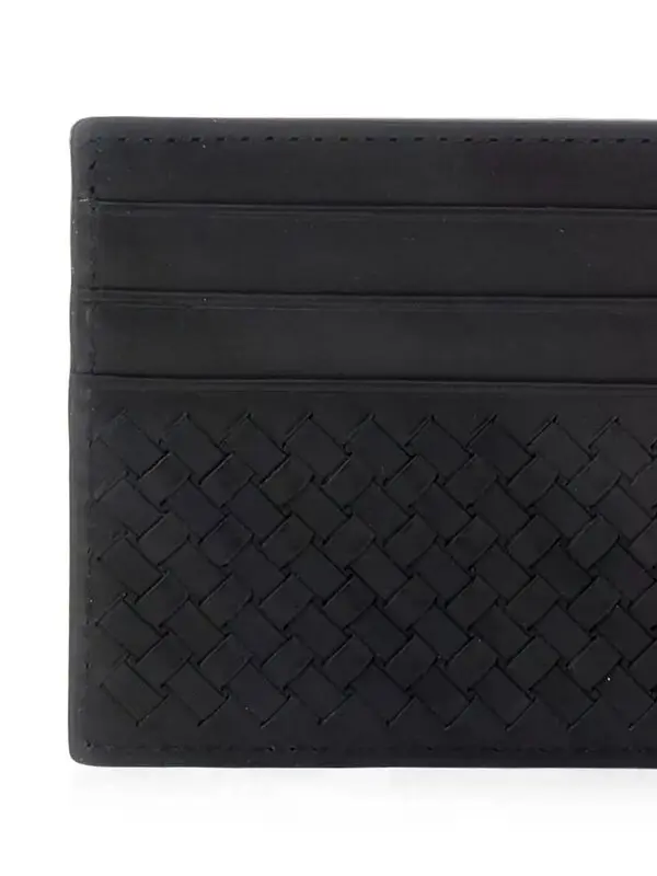 Dragon Diffusion Woven Leather Card Holder