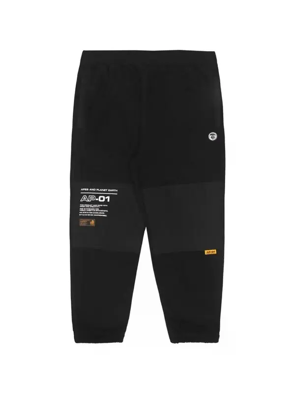 AAPE BY *A BATHING APE Moonface Panelled Trousers