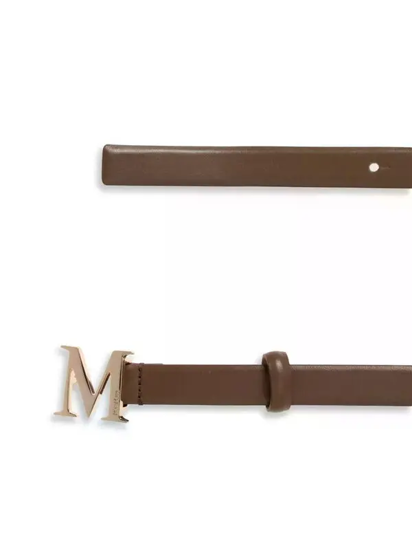 Max Mara M-logo Leather Belt