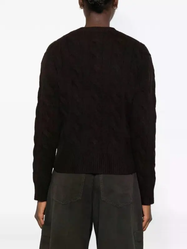 Polo Ralph Lauren Cable Knit Embroidered Logo Sweater