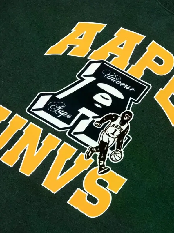 AAPE BY *A BATHING APE Moonface Graphic-print Sweatshirt