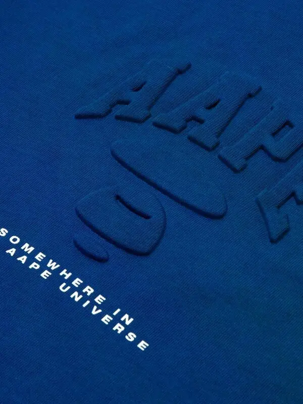 AAPE BY *A BATHING APE Moonface Embossed T-shirt