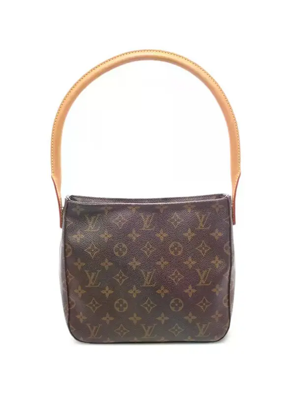 LOUIS VUITTON Monogram Looping Mm Shoulder Bag - Brown