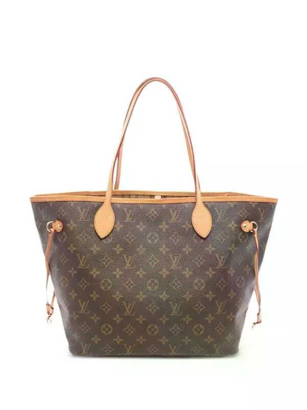 LOUIS VUITTON Monogram Neverfull Mm Tote Bag - Brown