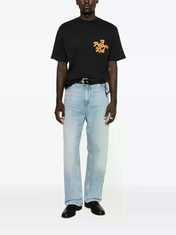 A PAPER KID Logo-print Short-sleeve T-shirt