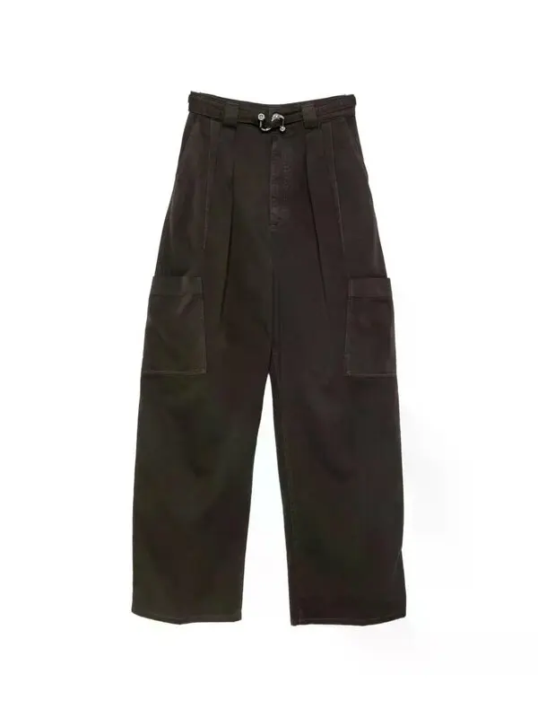 Sportmax Pleated Wide-leg Jeans