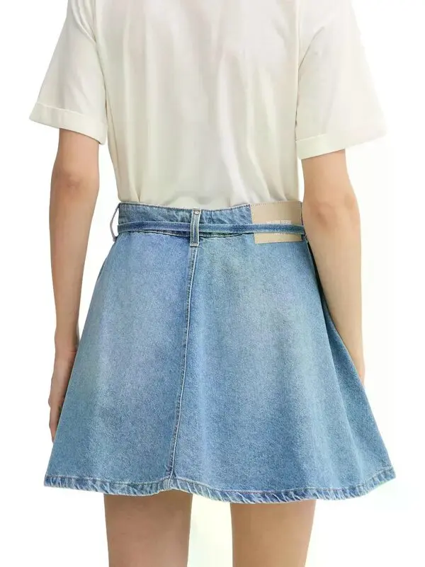 Liu Jo Belt Denim Mini Skirt