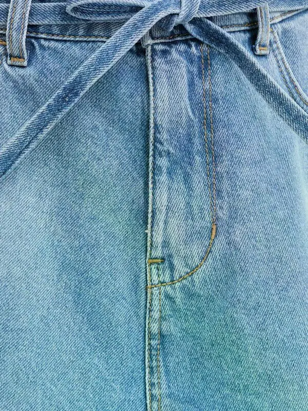 Liu Jo Belt Denim Mini Skirt