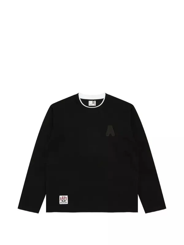AAPE BY *A BATHING APE A Logo-patch Layered-effect T-shirt