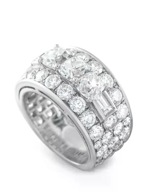 BVLGARI Platinum Diamond Band Ring