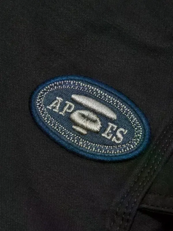 AAPE BY *A BATHING APE Moonface Logo Relaxed-fit Trousers