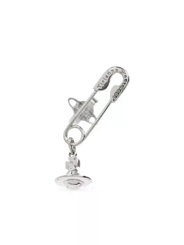 VIVIENNE WESTWOOD Safety Pin Orb Pendant Earrings