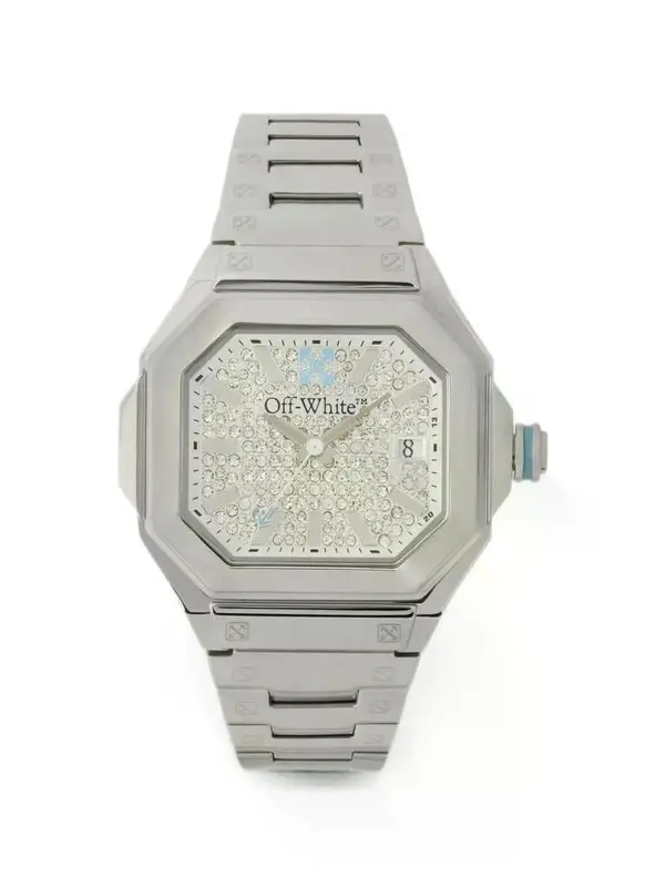 Off-White Shift Pavé 40mm Watch